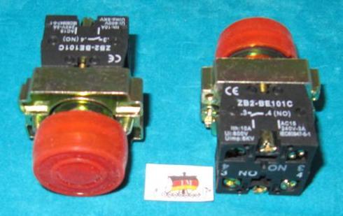 Pushbuttons schneider - ZB2BP4 + ZB2BE101C - Type: ZB2-BP4 + ZB2-BE101C