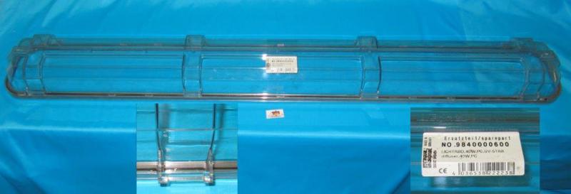 Diffuser 2x 36W clear for EEx-Luminaire